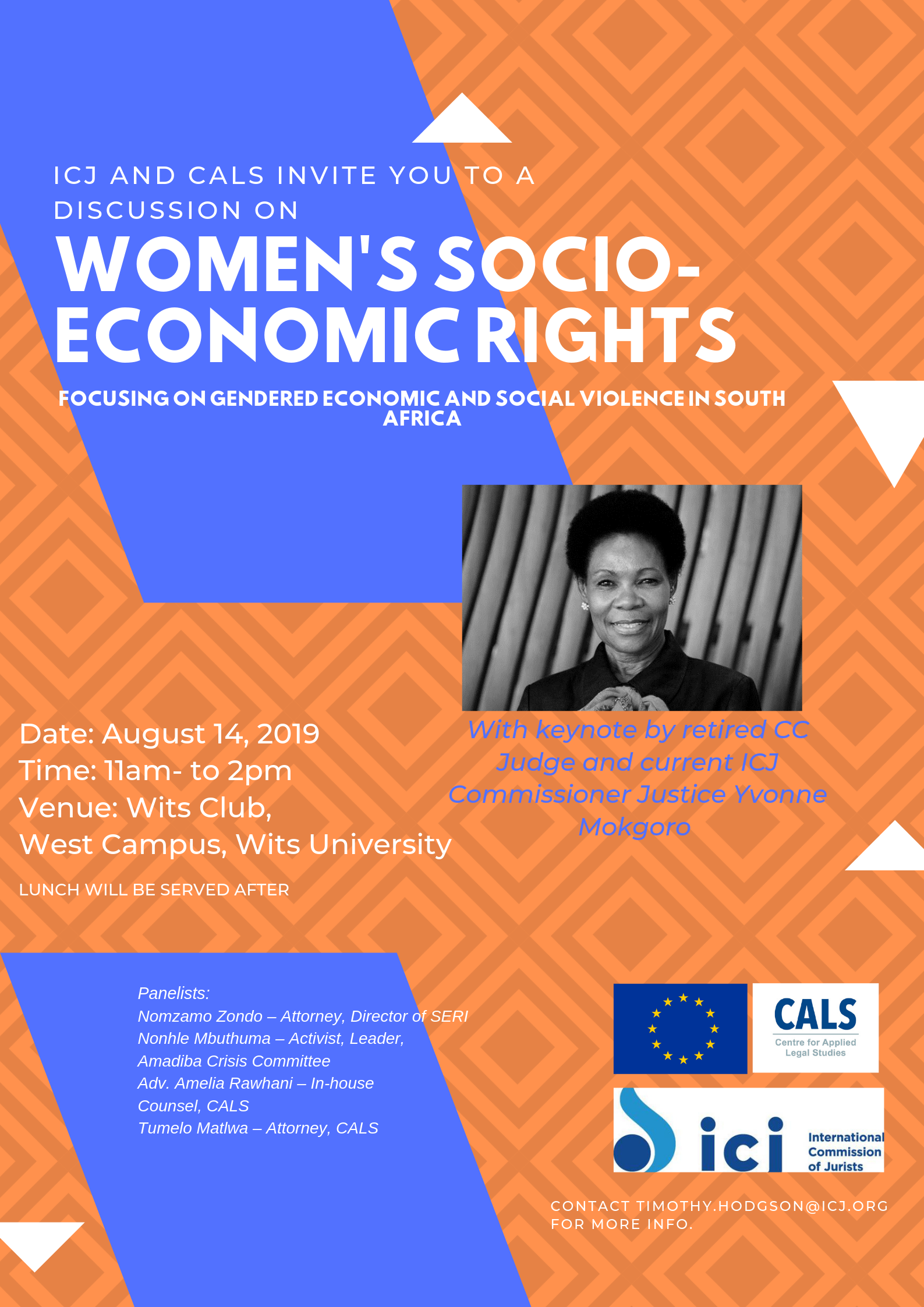2019 - Women's Socio-Economic Rights - Wits University