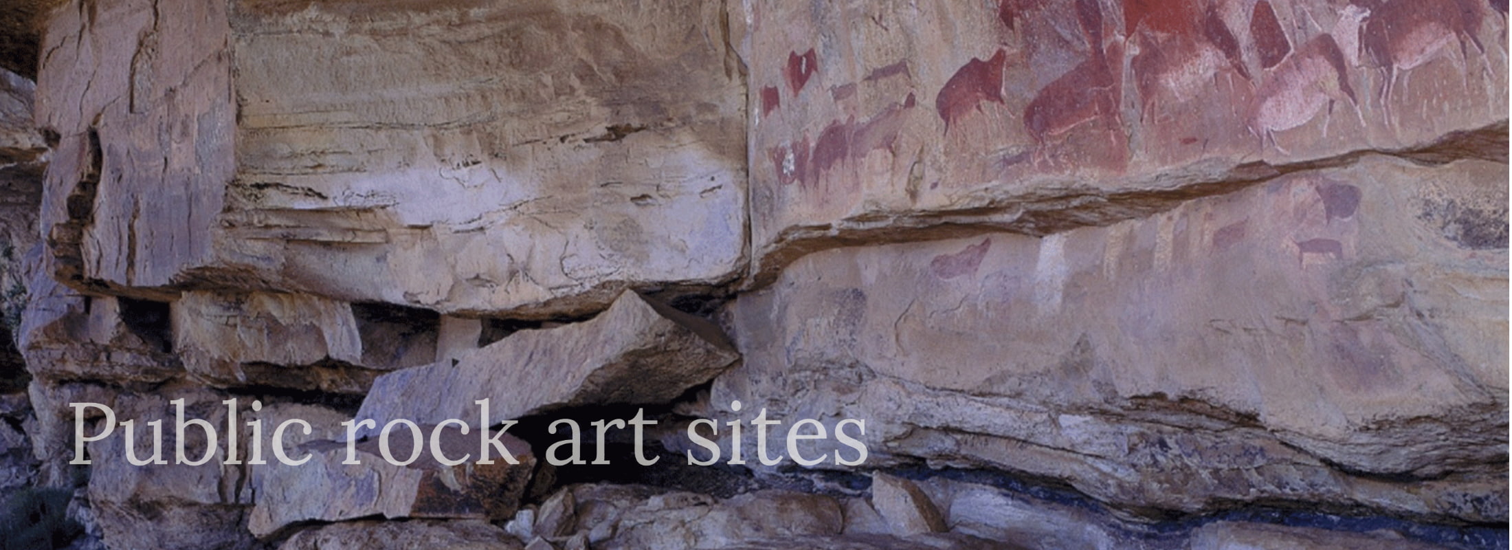 Public rock art sites - Wits University
