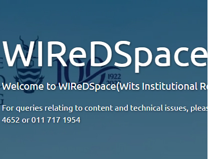 Research Support - Wits University