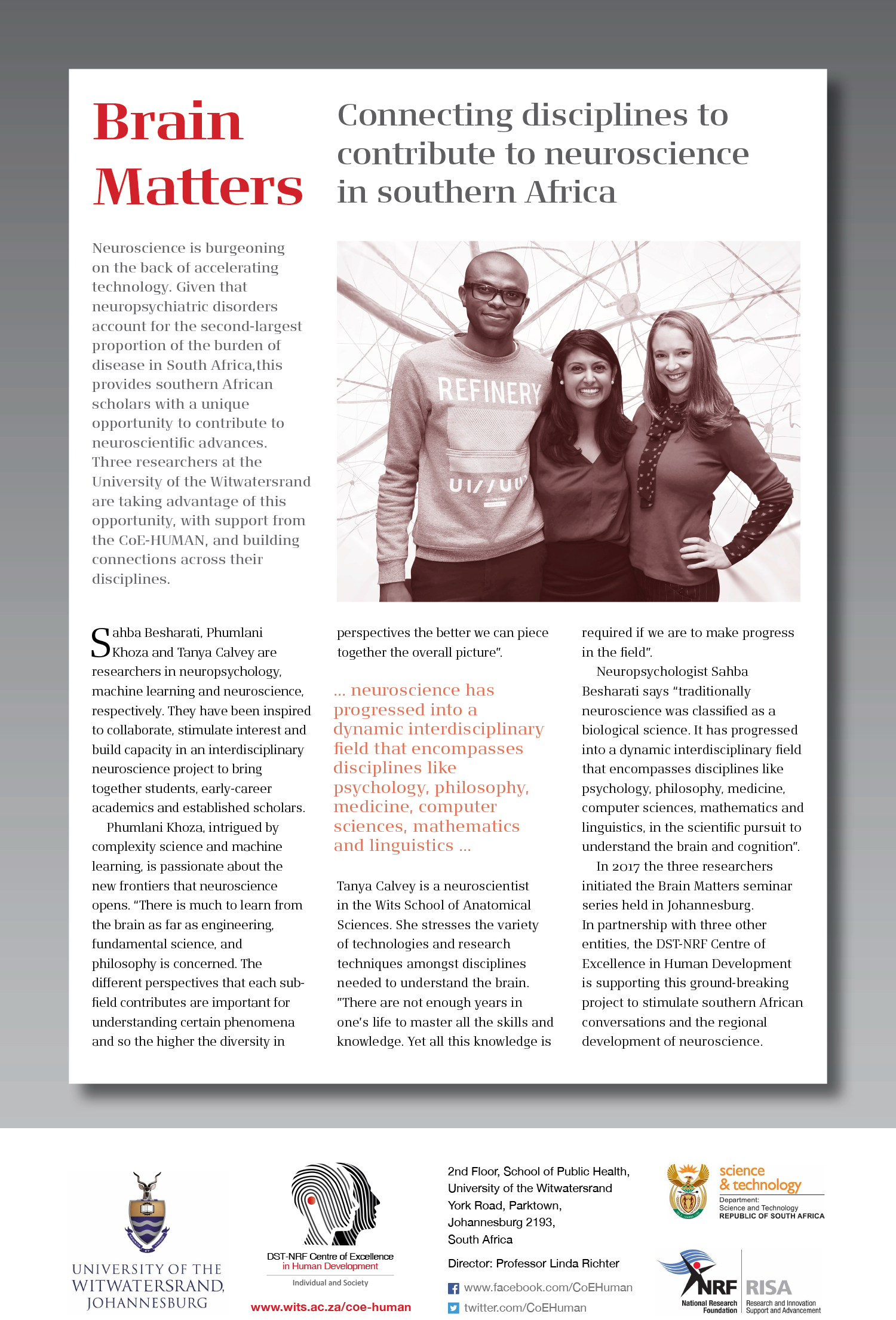 Brain matters - Wits University