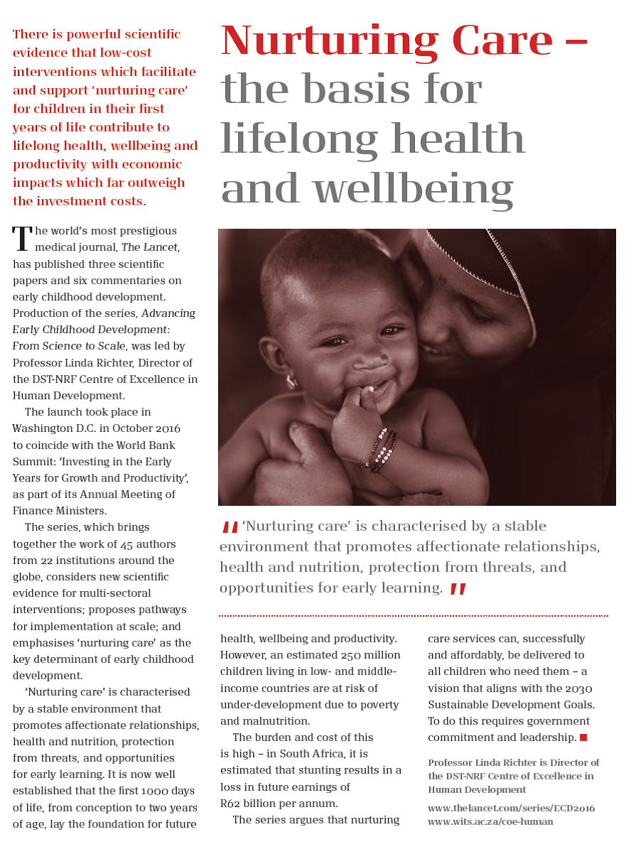 Nurturing care - Wits University